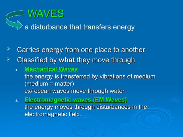 waves, classification, description_ppt.ppt | Geology | Science
