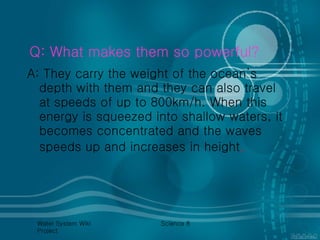 Waves project | PPT | Geology | Science