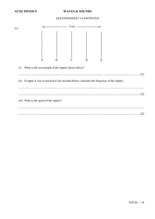 Waves questions | PDF