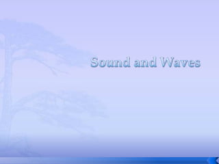 Waves&sound | PPTX