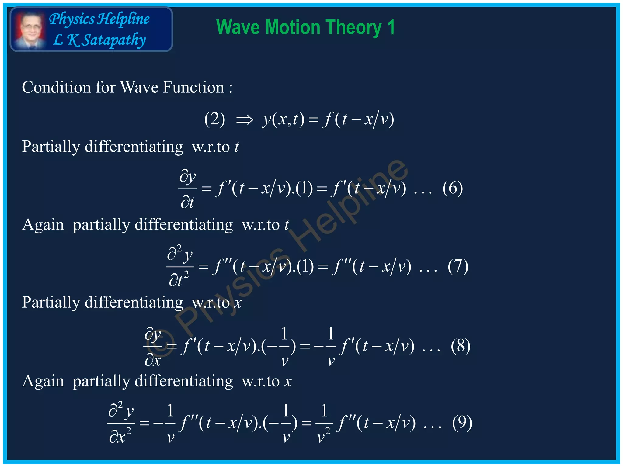 Wave Motion Theory Part1 | PPT