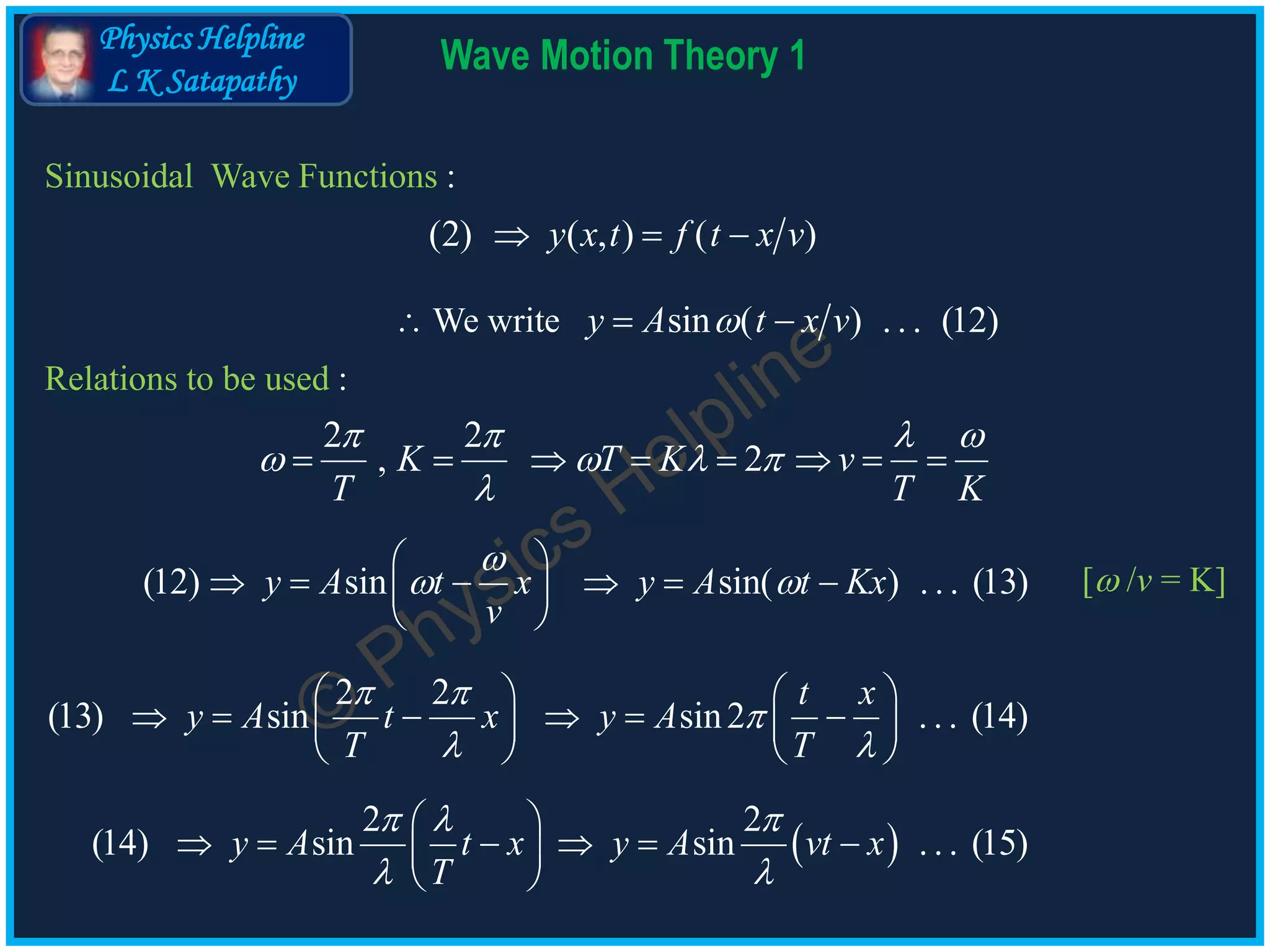 Wave Motion Theory Part1 | PPT