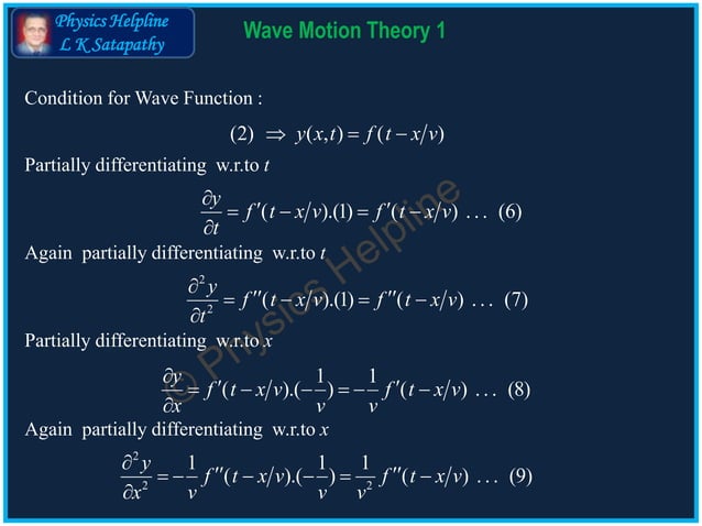 Wave Motion Theory Part1 | PPT