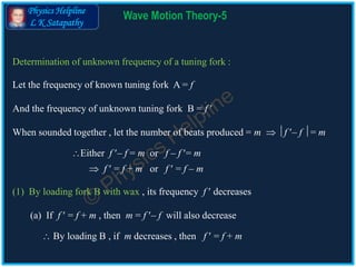 Wave Motion Theory 5/ Beats/ Doppler Effect | PPT
