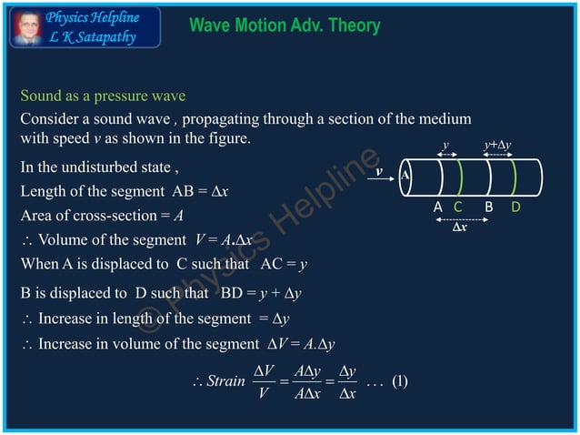 Wave Motion Theory 6/ Advanced Theory | PPT