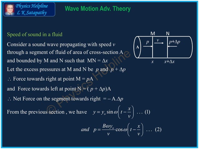Wave Motion Theory 6/ Advanced Theory | PPT