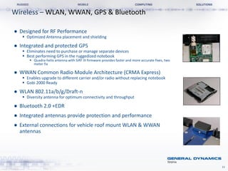 General Dynamics Itronix Rugged Mobile Computing Solutions from WAV | PDF