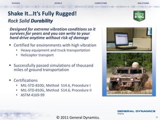 General Dynamics Itronix Rugged Mobile Computing Solutions from WAV | PDF