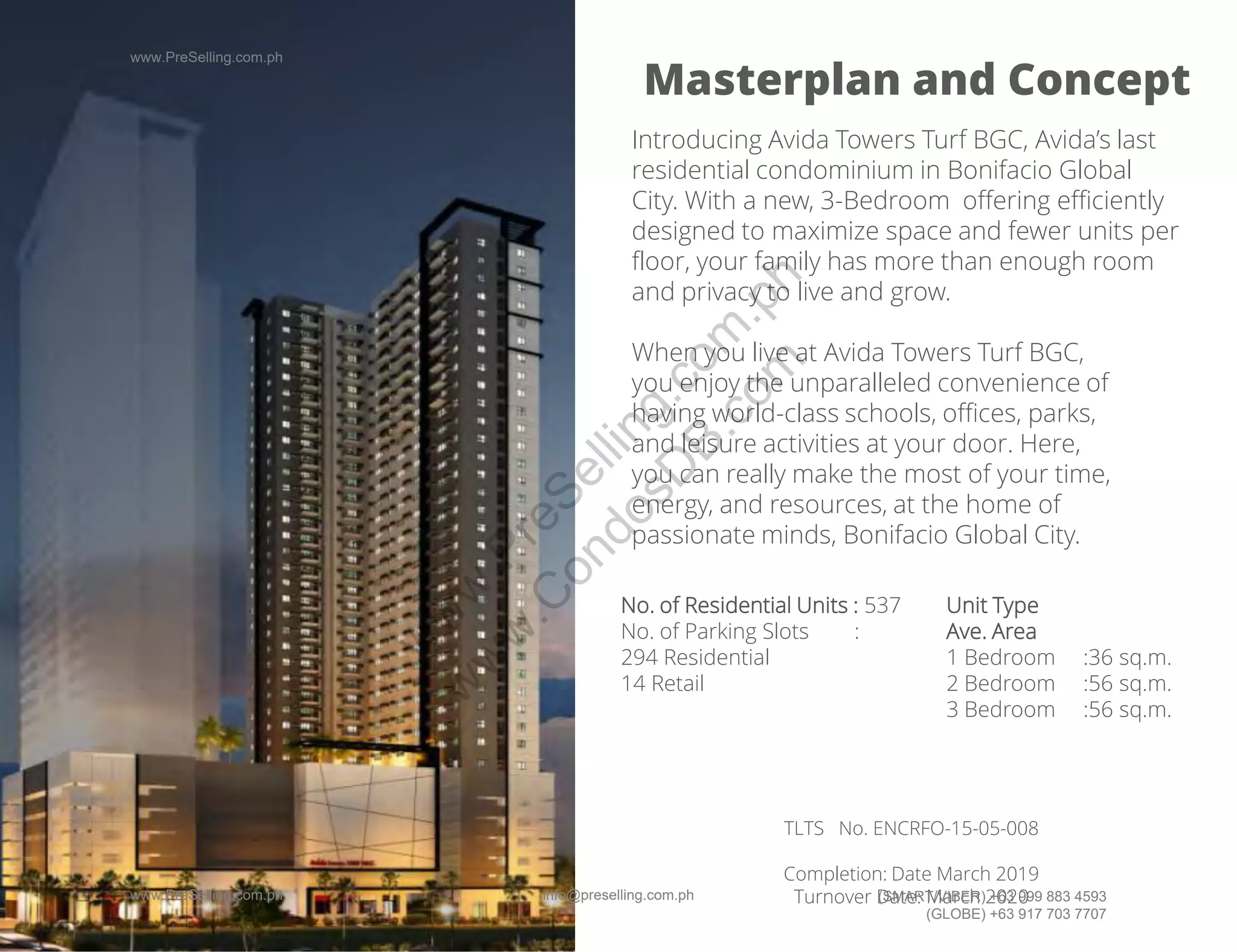 Avida Towers Turf - BGC | PDF
