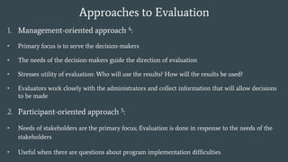 Role of Evaluation in Decision Making | PPTX