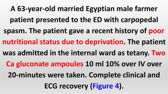 Wavy triple an ECG sign (Yasser’s sign) in hypocalcaemia -Cardiology ...