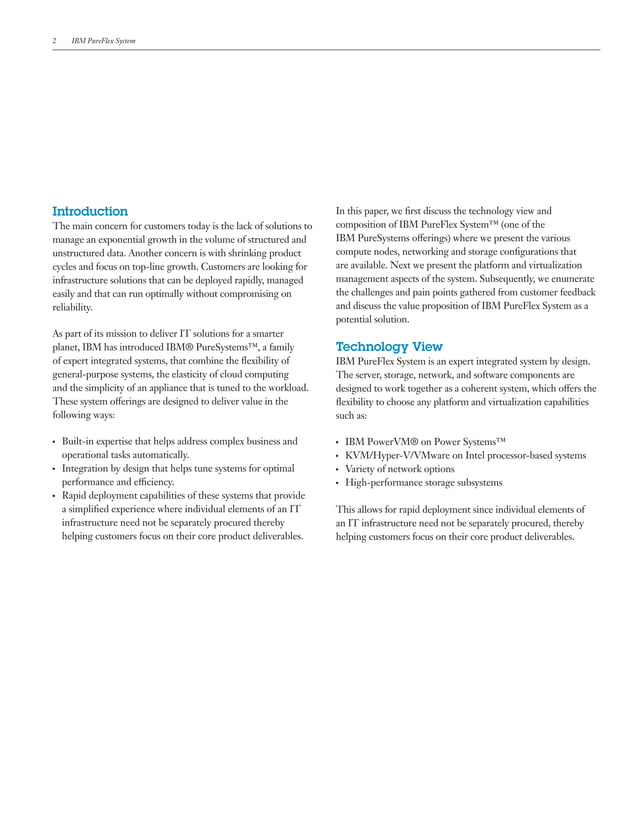 IBM PureFlex System | PDF