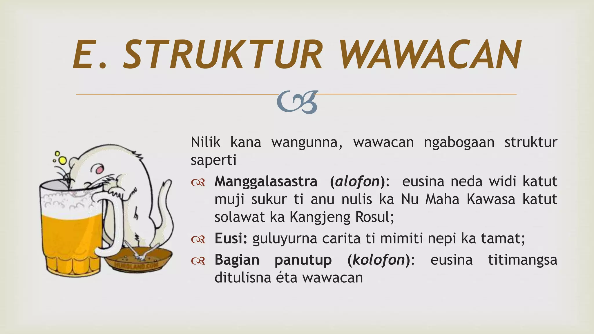 Wawacan Bahasa Sunda | PPTX