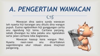 Wawacan Bahasa Sunda | PPTX