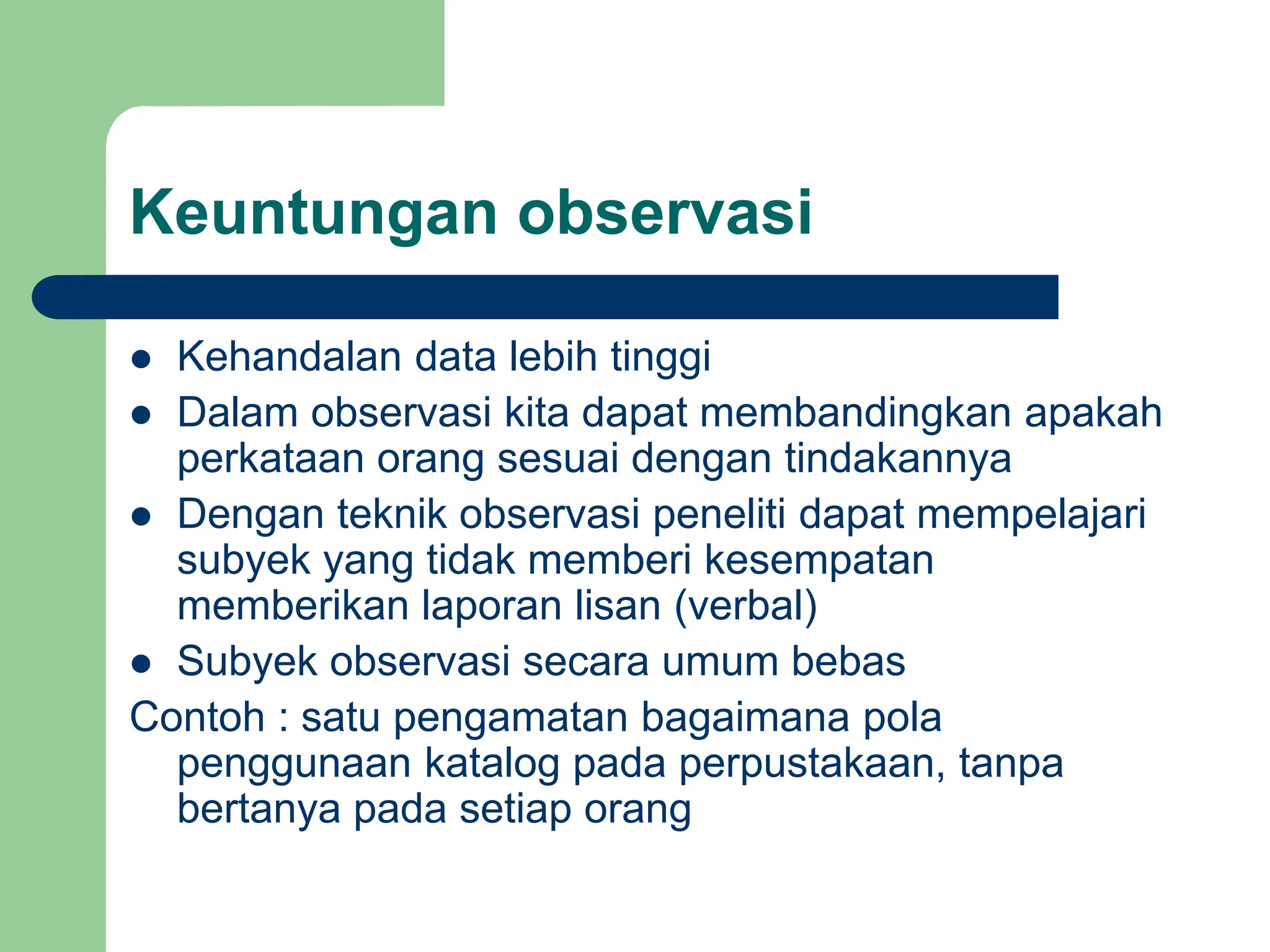 Wawancara dan Observasi alat non tes bimbingan konseling | PPTX