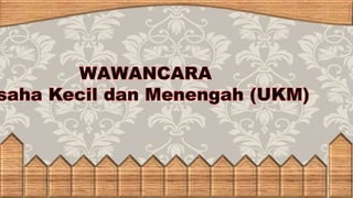 Hasil Wawancara UKM - Shovy | PPTX