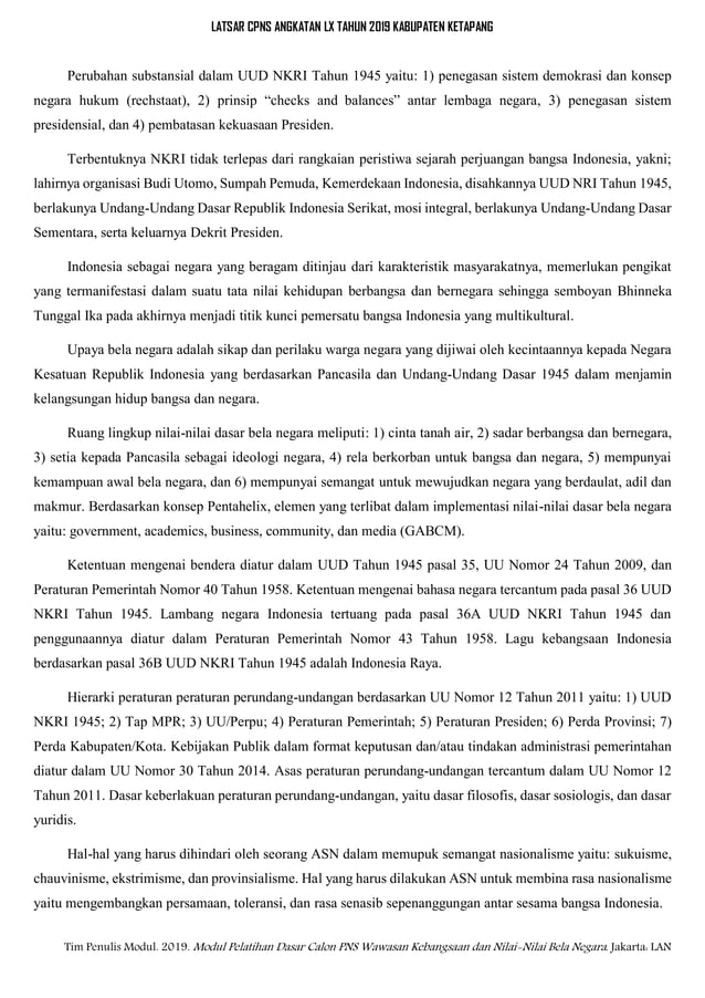 Wawasan Kebangsaan dan Nilai Nilai Bela Negara | PDF