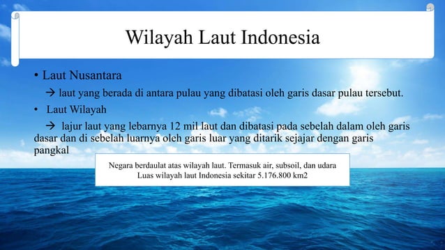 WAWASAN NASIONAL INDONESIA WILAYAH LAUT | PPT