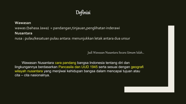 Wawasan nusantara | PPT