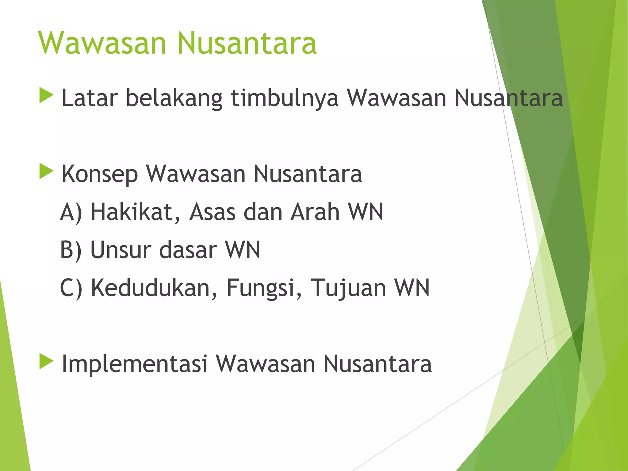 Wawasan nusantara | PPT