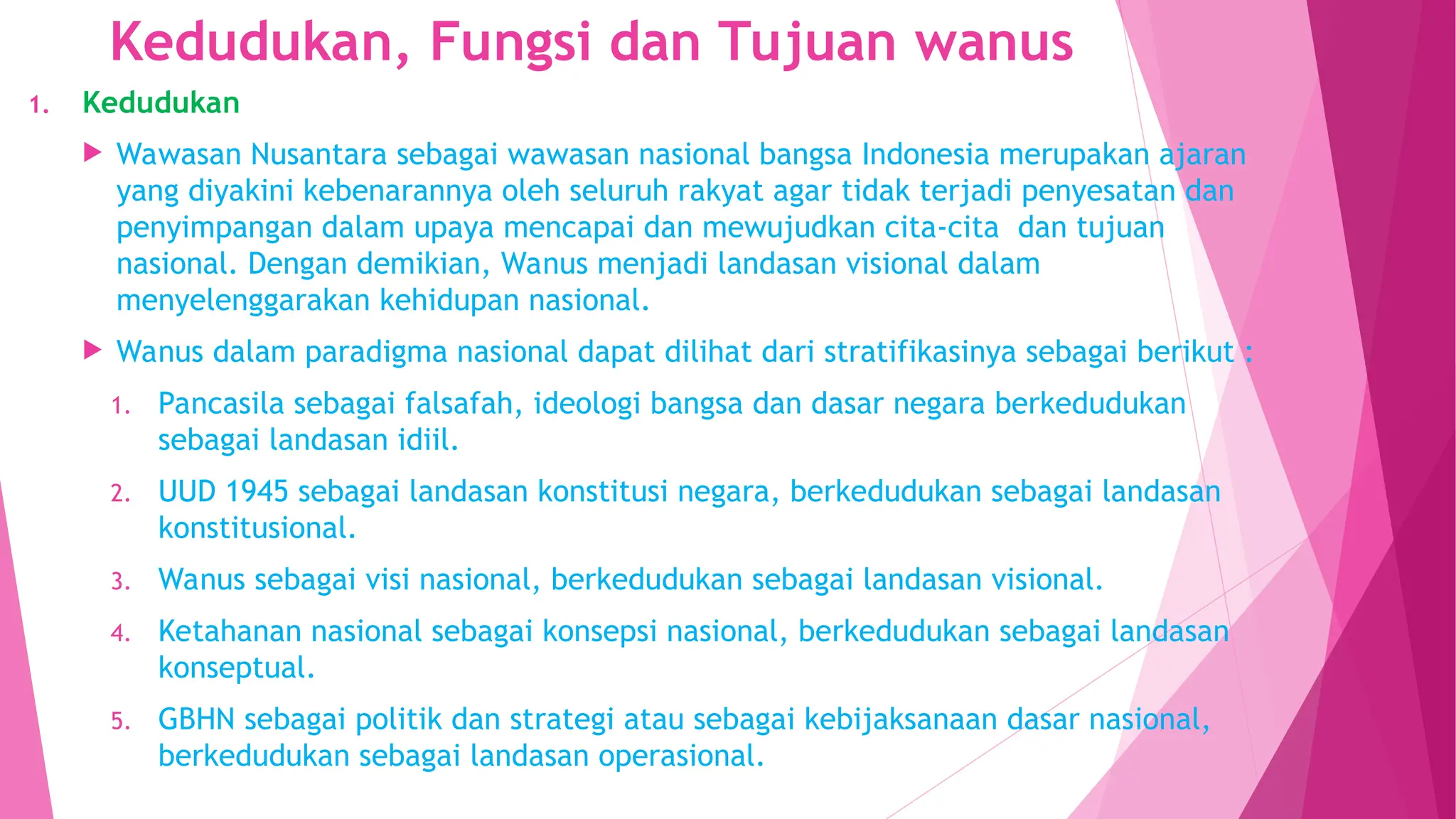 WAWASAN NUSANTARA INDONESIA UNTUK MATERI TERBARU | PPT
