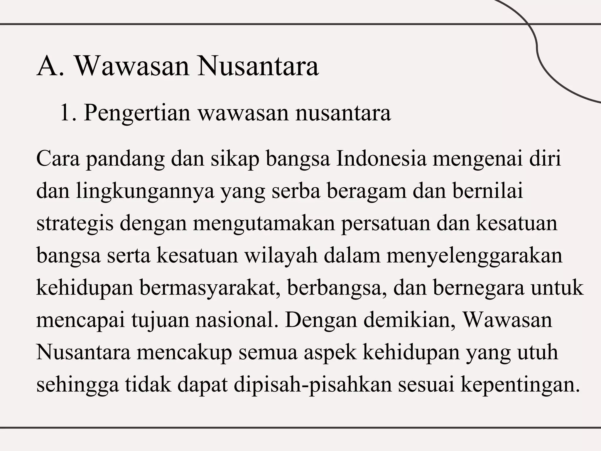 Wawasan nusantara | PPTX