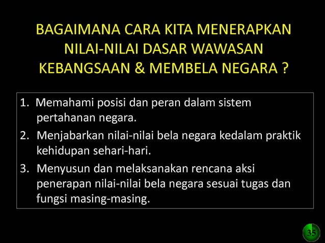 Wawasan kebangsaan dan bela negara mahasiswaSTIPAN 2019 | PDF