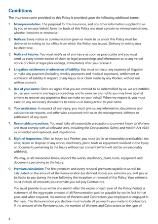 GIO WA Workers Compensation Employer Indemnity Policy | PDF