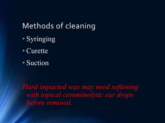Wax and Foreign body ear | PPT