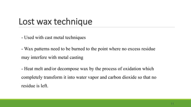 Different types of Waxes used in Dentistry | PPT