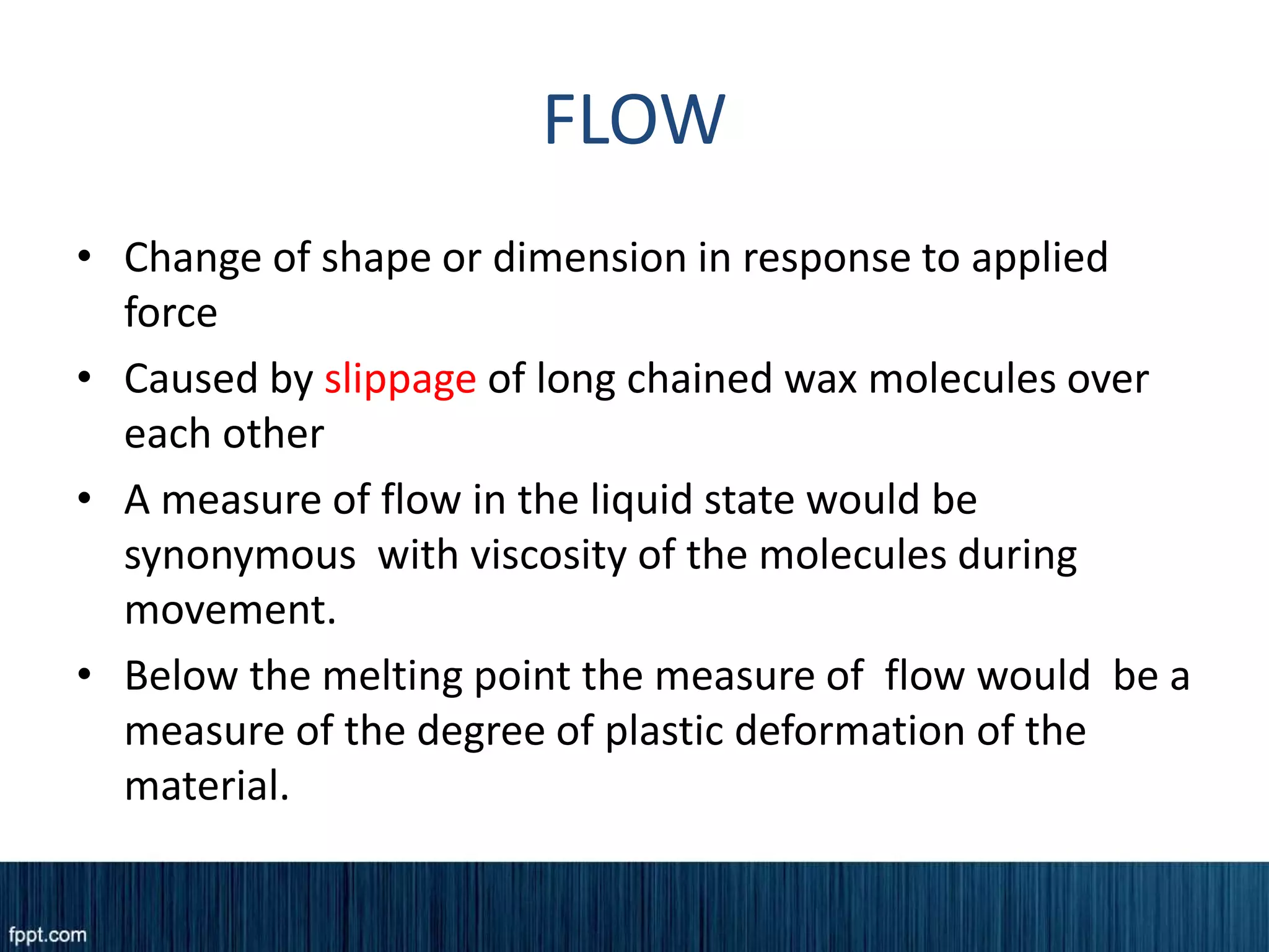 Waxes in dentistry | PPTX