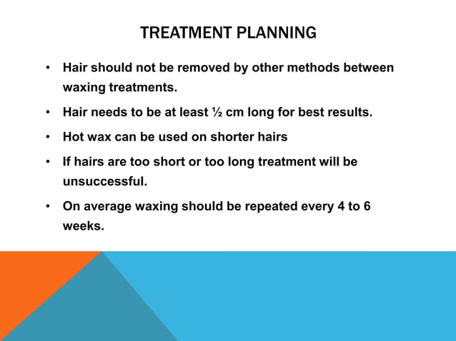 Waxing | PPTX | Skin and Dermatology | Diseases and Conditions