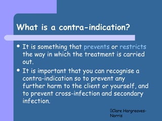 Waxing contra-indications | PPT