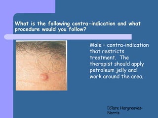 Waxing contra-indications | PPT