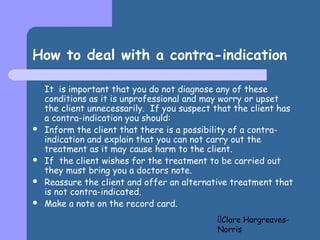 Waxing contra-indications | PPT