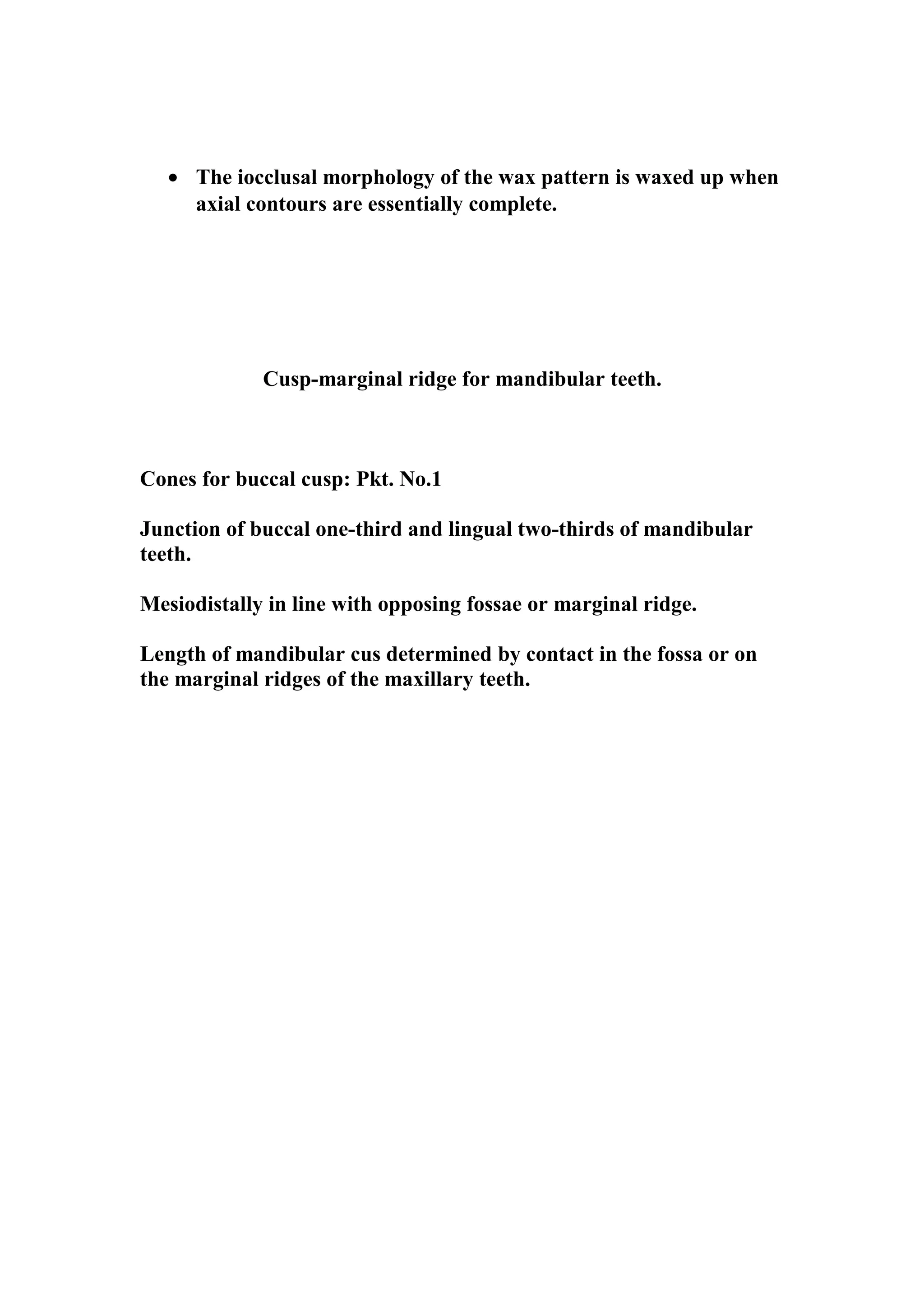 Wax Pattern Pdf