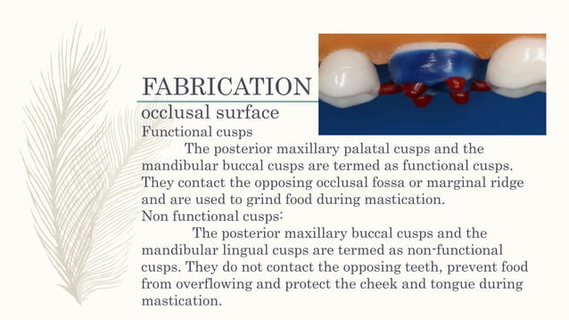 Wax pattern | PPTX | Dental Health | Diseases and Conditions