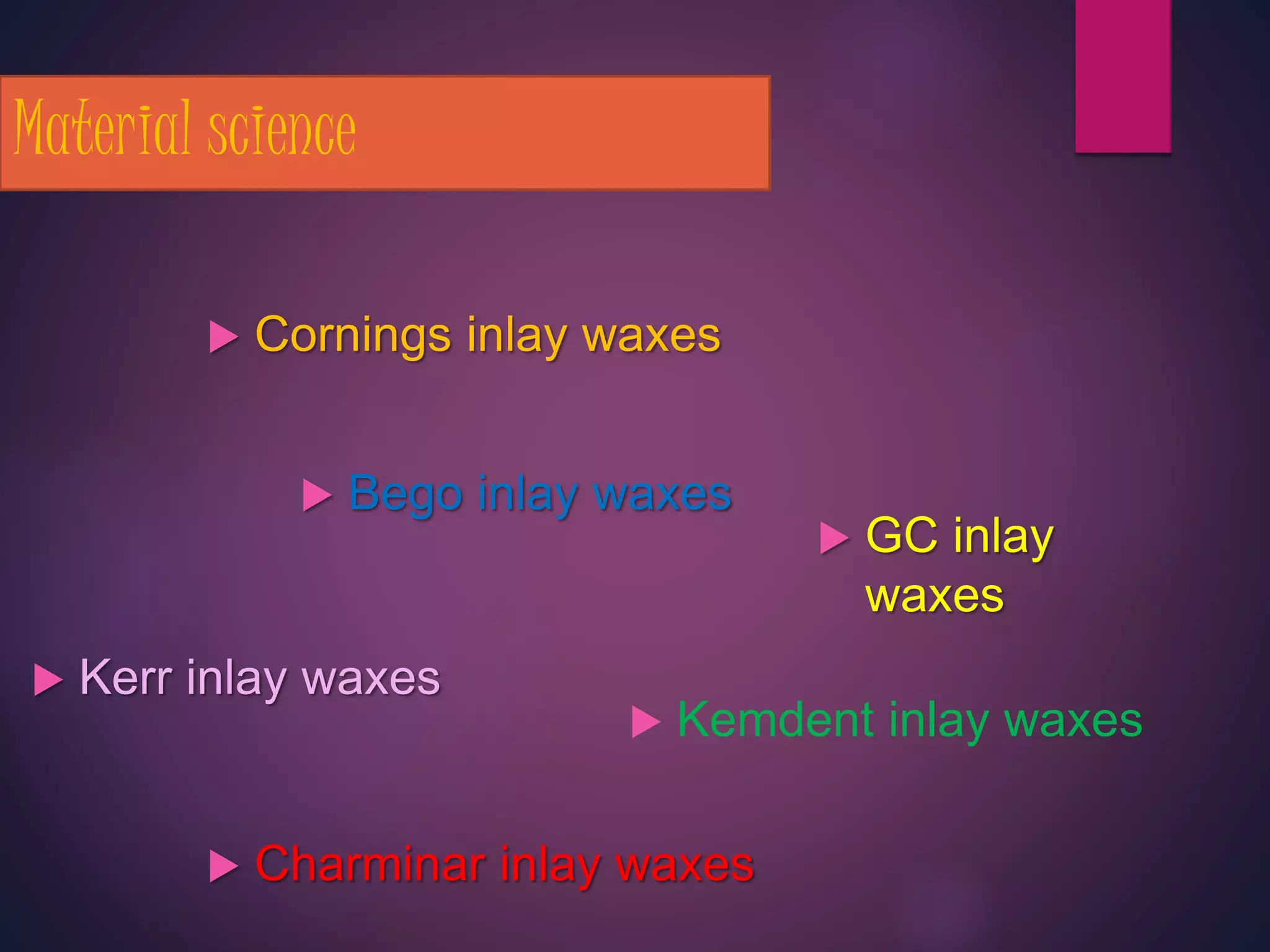 Wax patterns fabrication for fixed partial dentures | PPTX