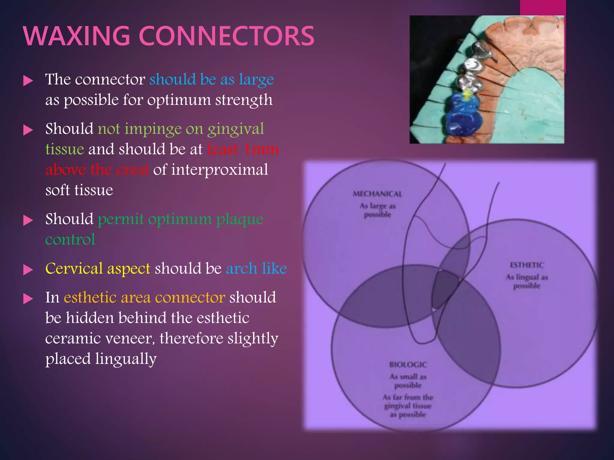 Wax patterns fabrication for fixed partial dentures | PPTX