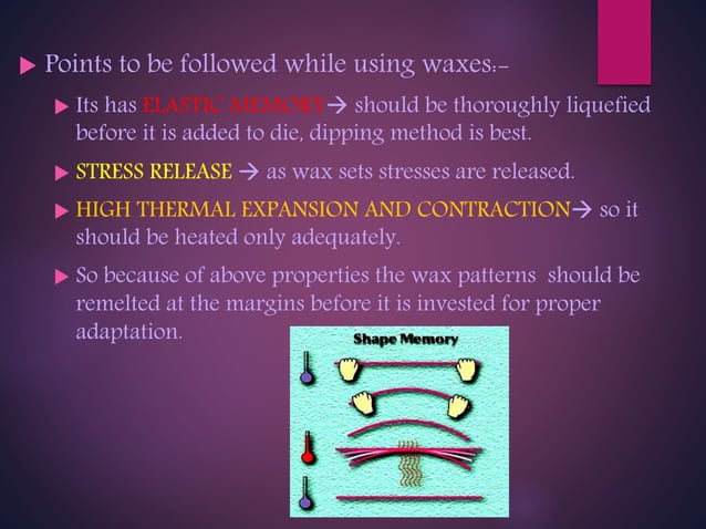Wax patterns fabrication for fixed partial dentures | PPTX | Oral care ...