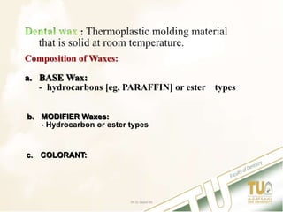 Wax pattern 2020 | PPTX