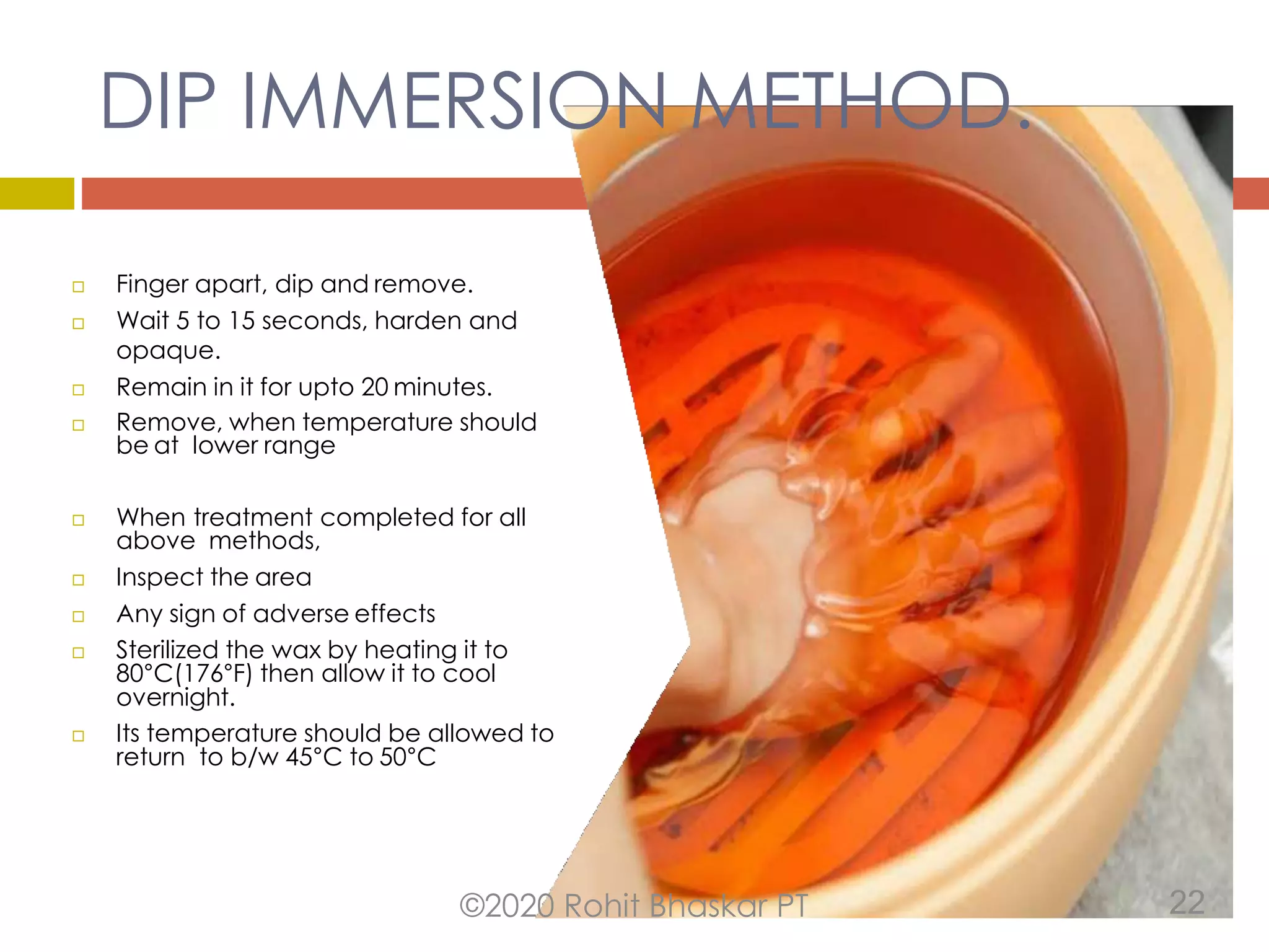 Wax Therapy - Techniques, Indiactions and Contraindications - Dr Rohit ...