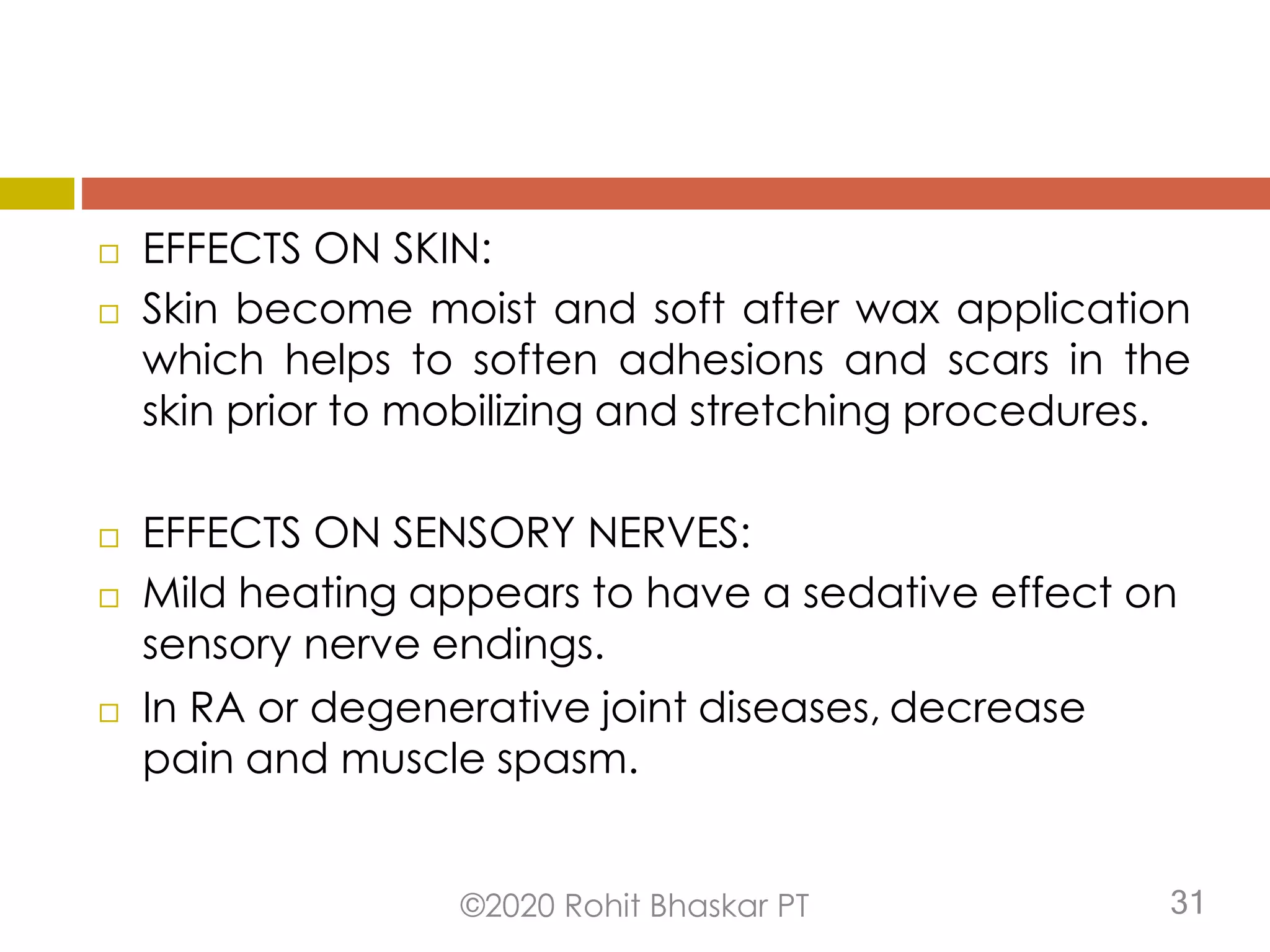Wax Therapy - Techniques, Indiactions and Contraindications - Dr Rohit ...