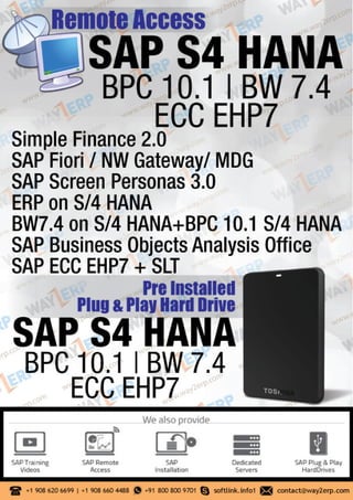 SAP BPC Embedded planning optimized for S/4HANA/IBPF | PDF