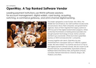 WAY4 Solutions Overview | PDF