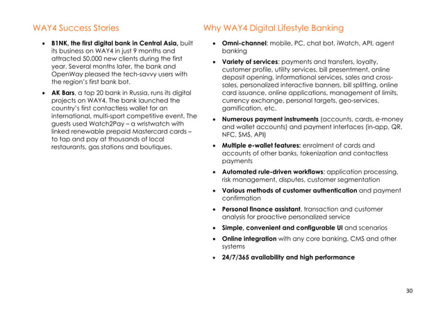 WAY4 Solutions Overview | PDF | Internet | Computing