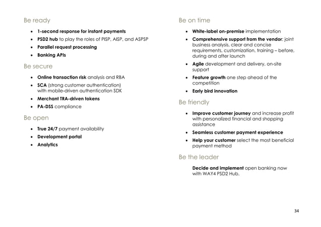 WAY4 Solutions Overview | PDF | Internet | Computing