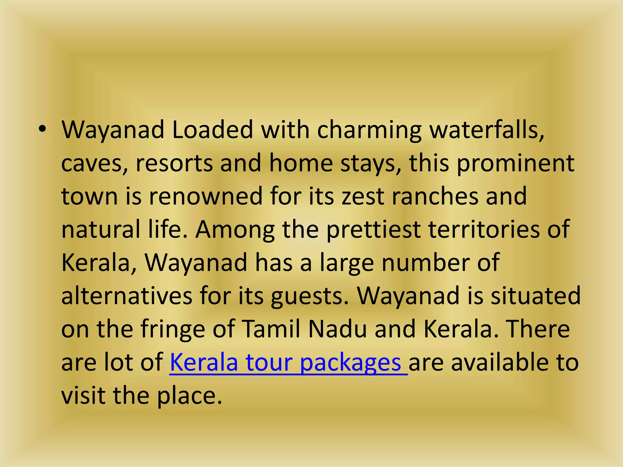 Wayanad | PPTX