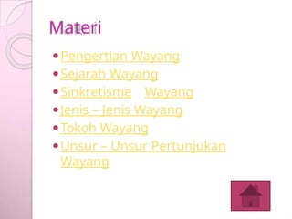 MATERI WAYANG BAHASA JAWA KELAS X SMKpptx | PPTX
