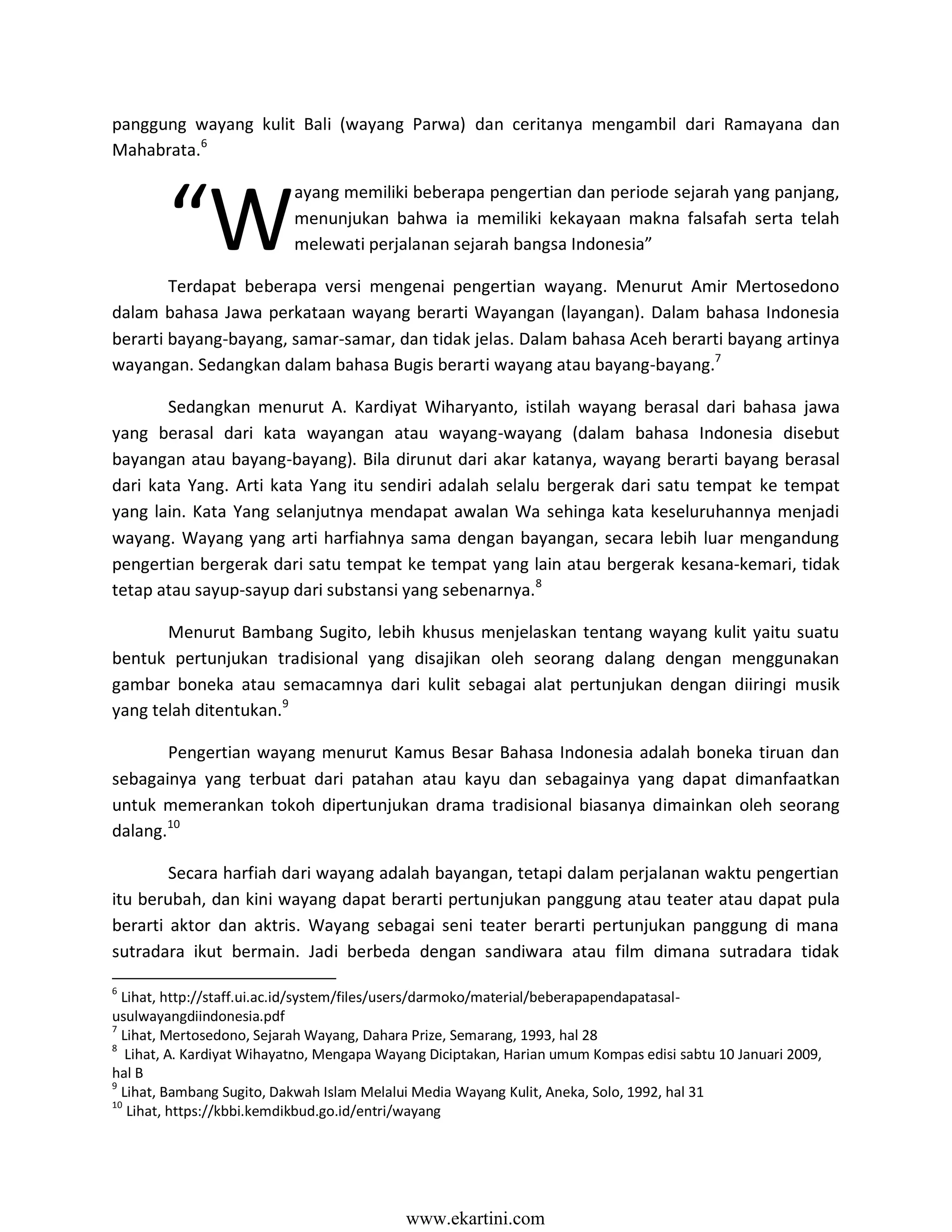 Wayang Dalam Dakwah Islam Di Nusantara | PDF